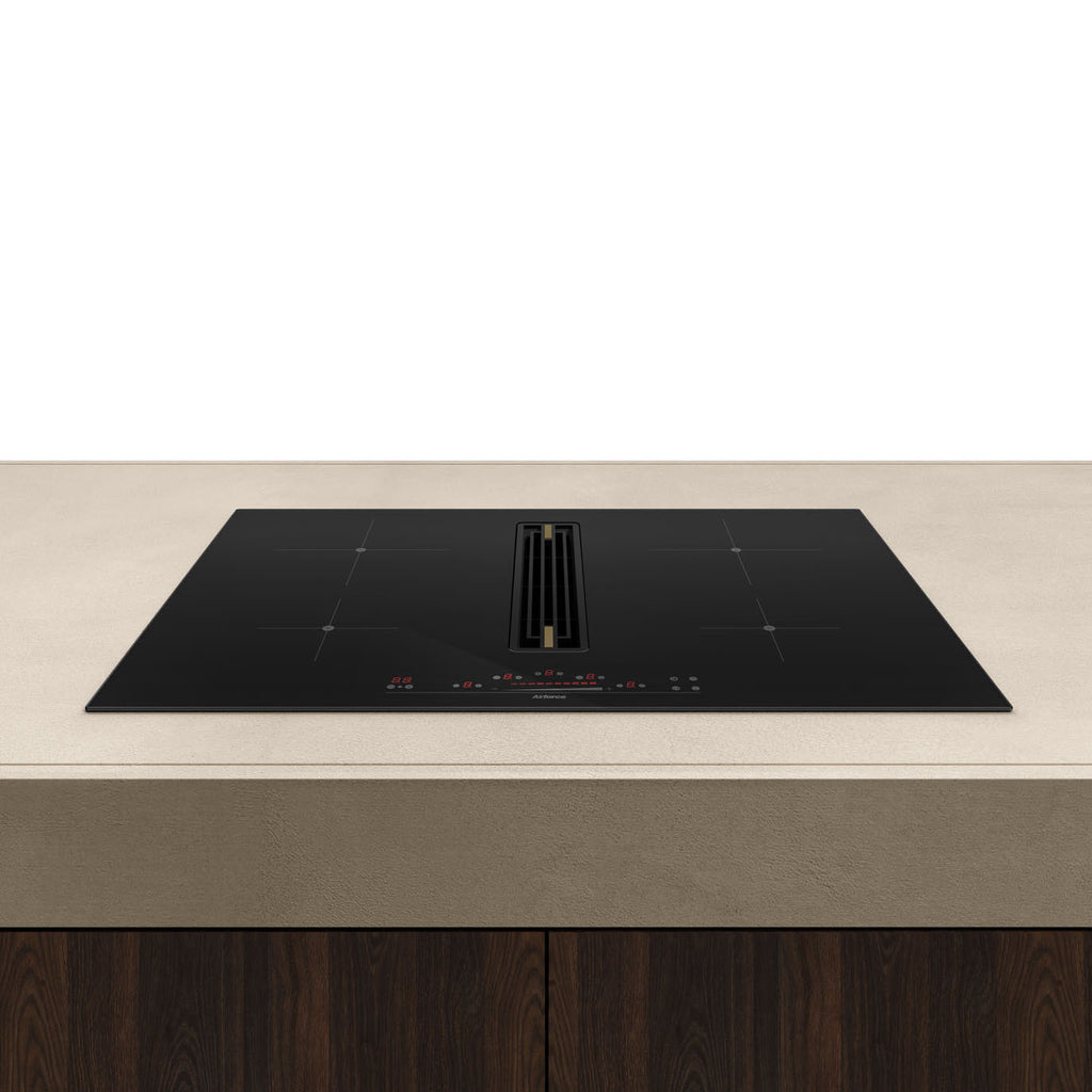 Airforce Artis Prima Aspirating 83cm Induction hob with Central Downdr