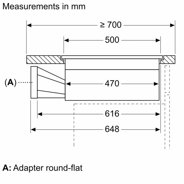 Siemens iQ700 Induction Hob With Integrated Extraction 80cm Flush Moun